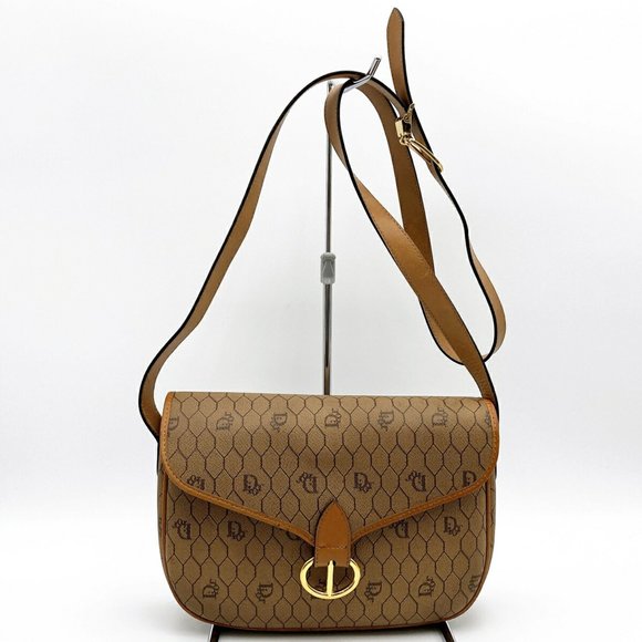 Dior | Bags | Christian Dior Honeycomb Pattern Shoulder Bag Crossbody ...